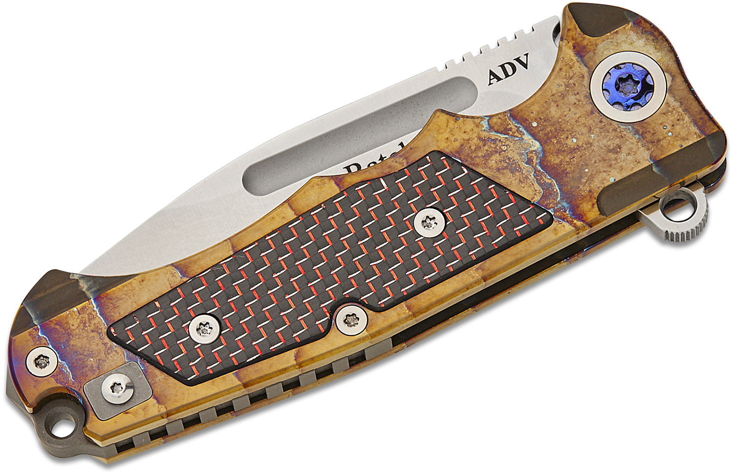 Andre De Villiers Knives Mini Ratel Flipper Knife 3.625" S35VN Satin ...