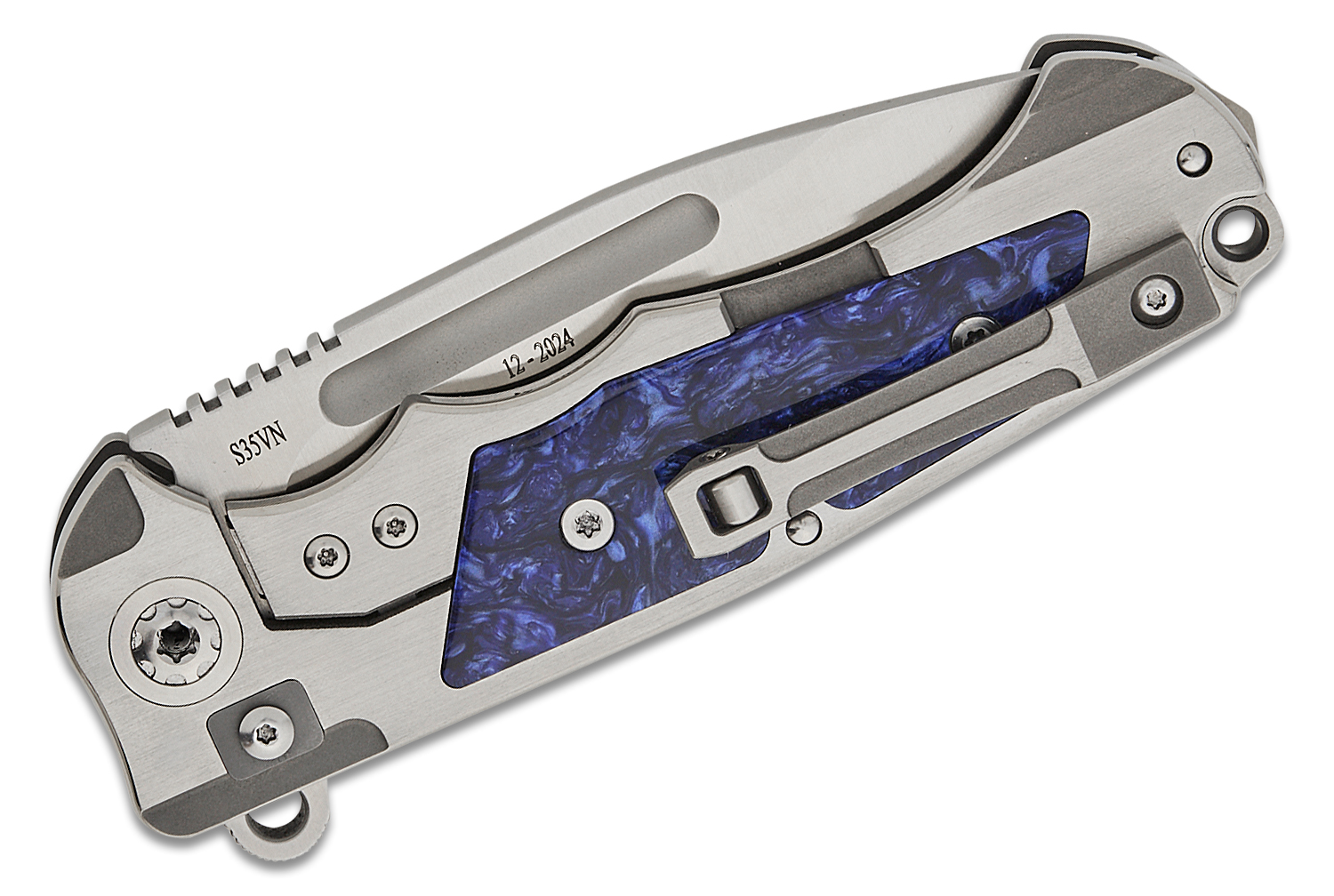 Andre De Villiers Knives Mini Ratel Flipper Knife 3.625" S35VN Satin ...