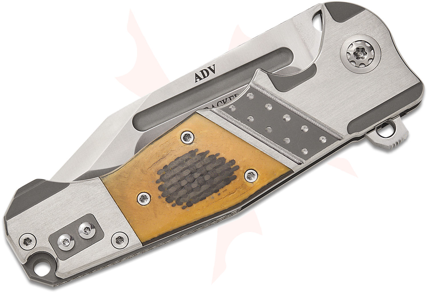 Andre De Villiers Knives Tracker Frame Lock Flipper Knife 4" S35VN ...