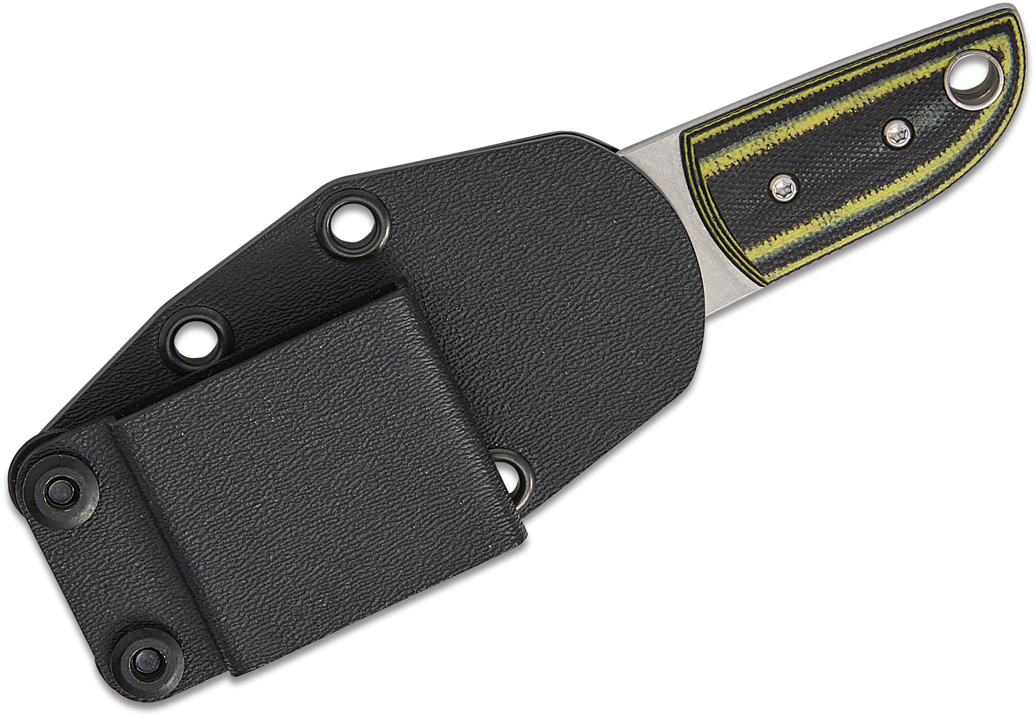 Anso of Denmark Sheepsfoot Fixed Blade Knife 2.125" RWL-34 Stonewashed ...