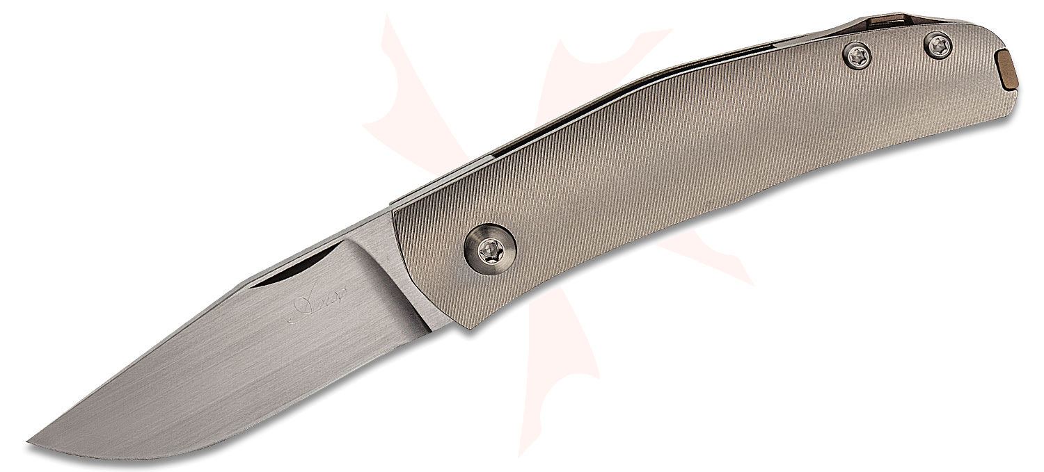 Jens Anso Custom Casino Slipjoint Folding Knife 2.55" RWL-34 Hand ...