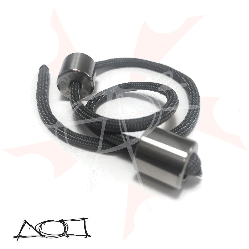 Aroundsquare AO2 Mini Standard Begleri, Titanium - KnifeCenter - Min Ti ...