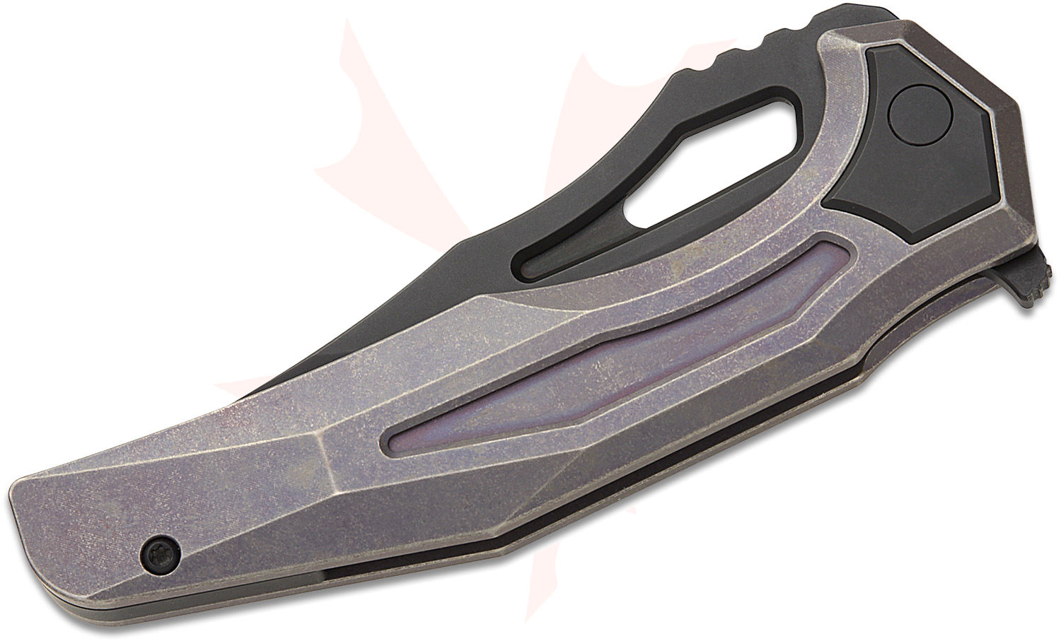 Arcane Design The CRYPT One-Off Flipper Knife 3.75" M390 Black PVD ...