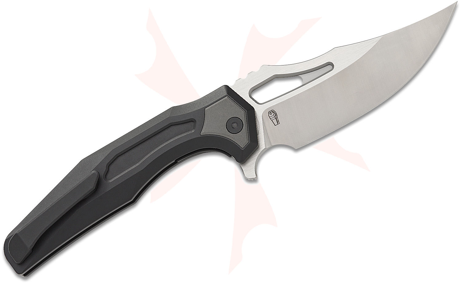 Arcane Design The CRYPT Flipper Knife 3.75" M390 Satin Persian Blade ...