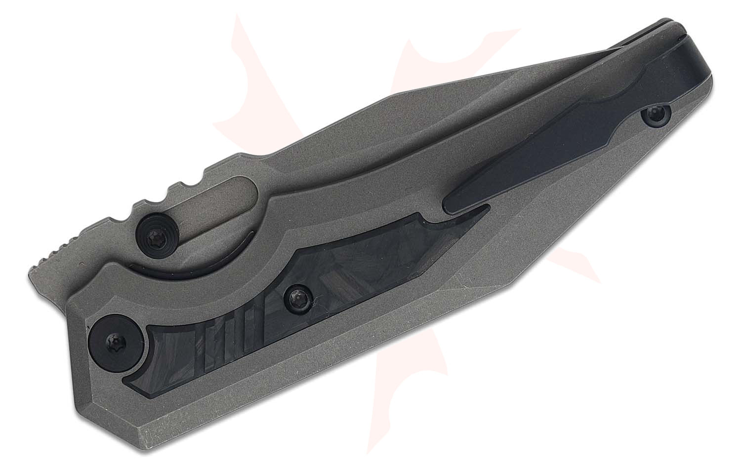Arcane Design PREYTHEON Front Flipper Knife 3.25" CPM-20CV Stonewashed ...