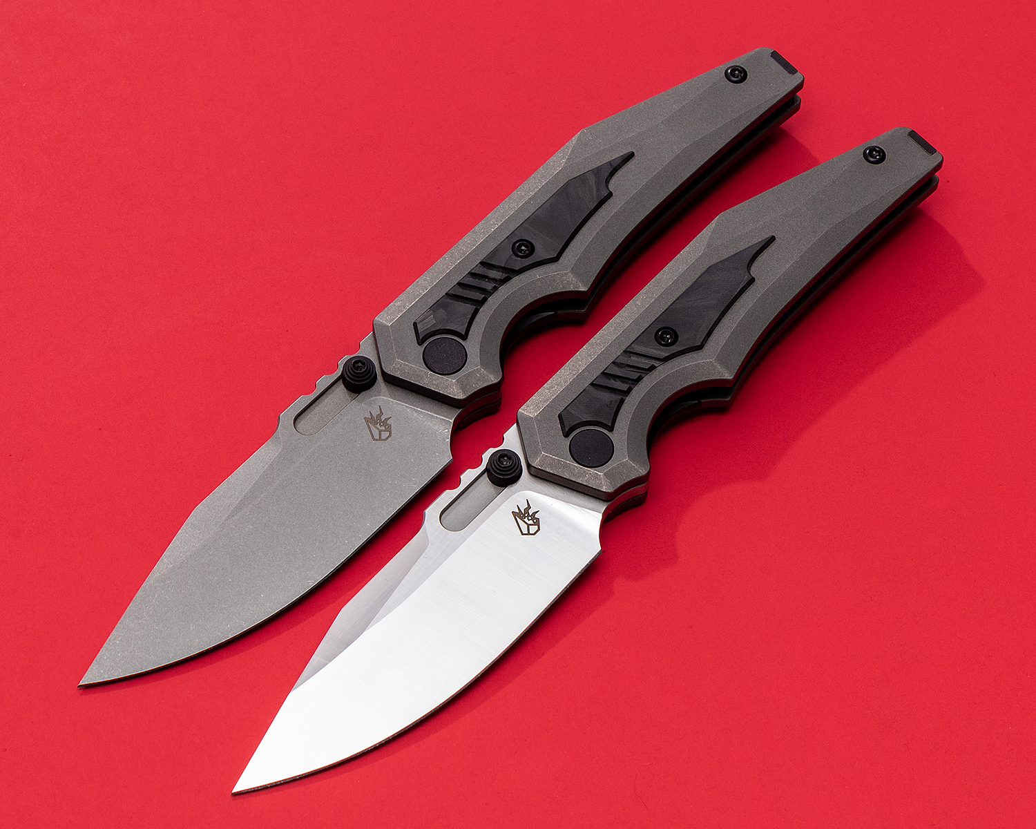 Arcane Design PREYTHEON Front Flipper Knife 3.25" CPM-20CV Stonewashed ...