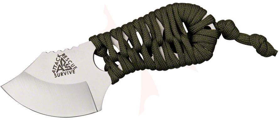 ARS Knives Shanghai Shank Survival Knife 2" Polished Blade, OD Green ...