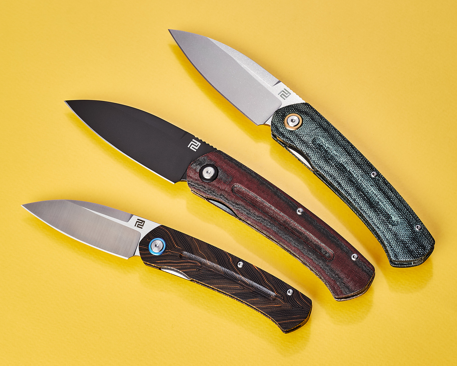 ArtisanCutlery Small Centauri Front Flipper Knife 2.87" CPM-S35VN Drop ...