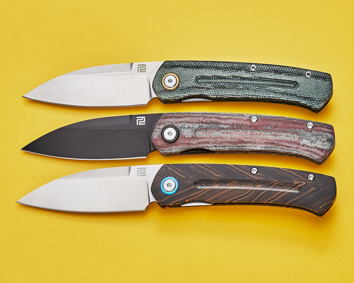 ArtisanCutlery Small Centauri Front Flipper Knife 2.87" CPM-S35VN Drop ...