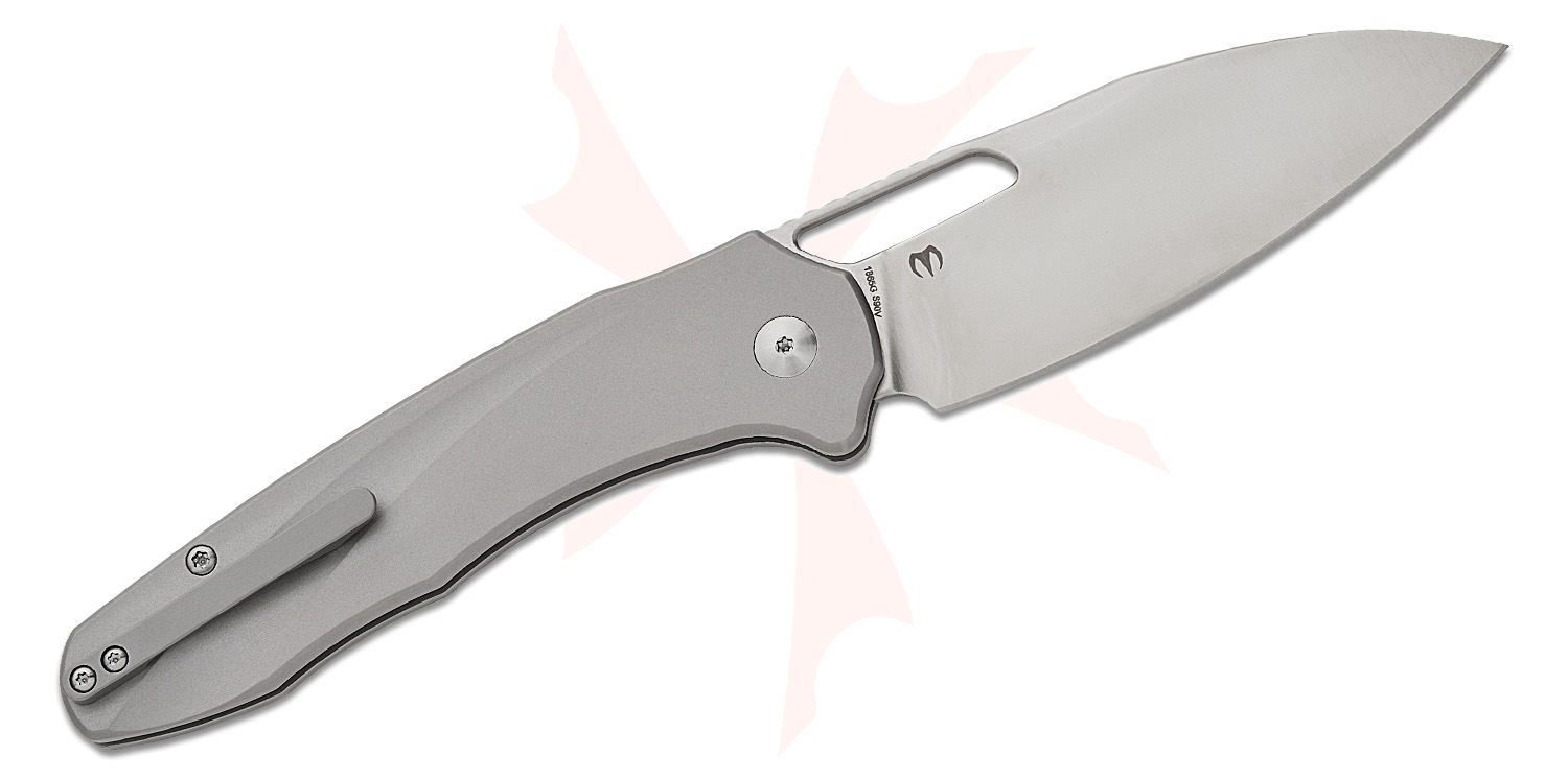 ArtisanCutlery Ornis Button Lock Folding Knife 3.52" CPM-S90V Satin ...