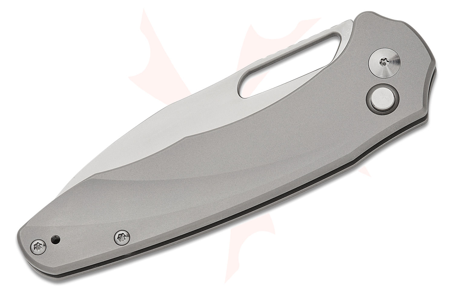 ArtisanCutlery Ornis Button Lock Folding Knife 3.52" CPM-S90V Satin ...