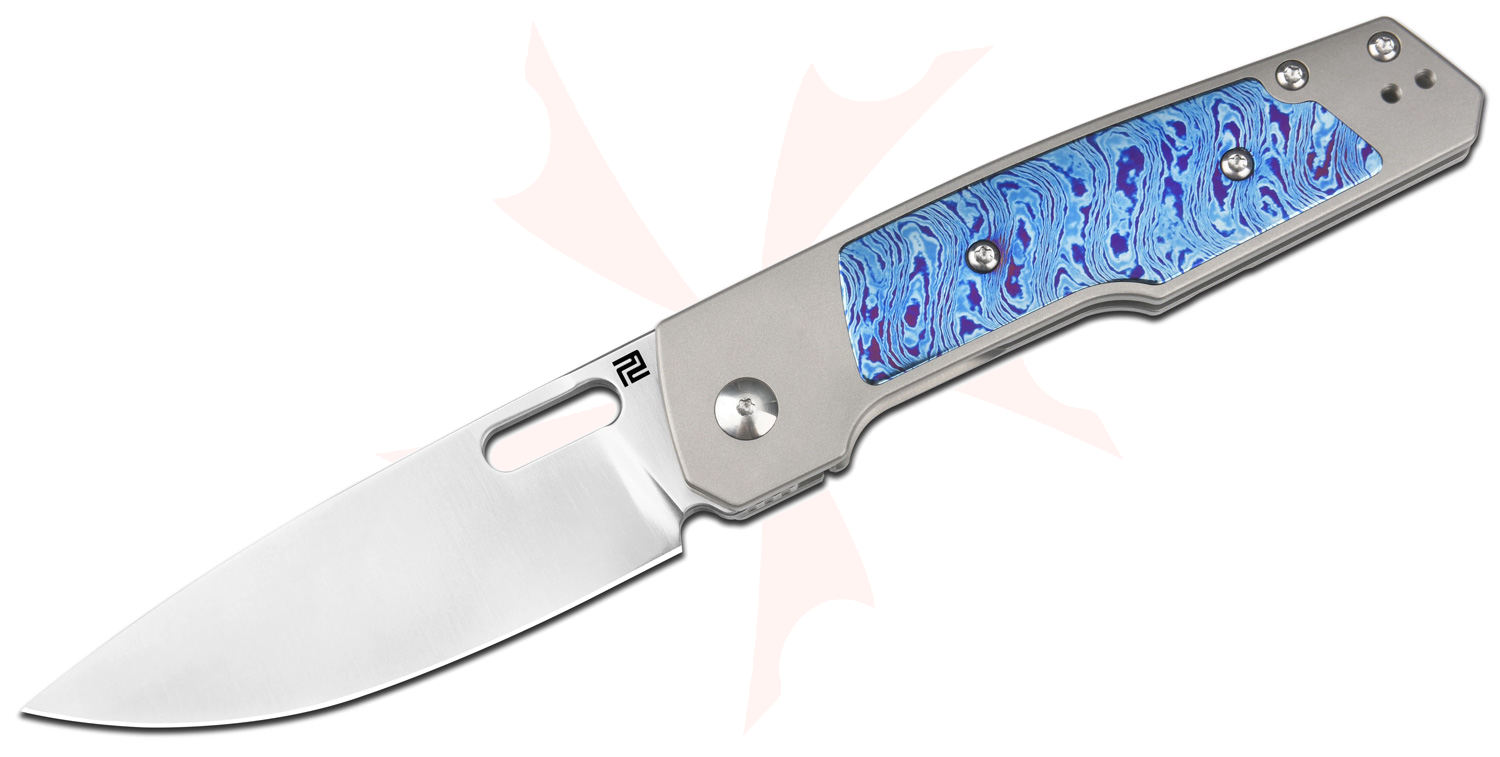 ArtisanCutlery The Gambit Queen's Gambit Folding Knife 3.5" CPM-S90V ...