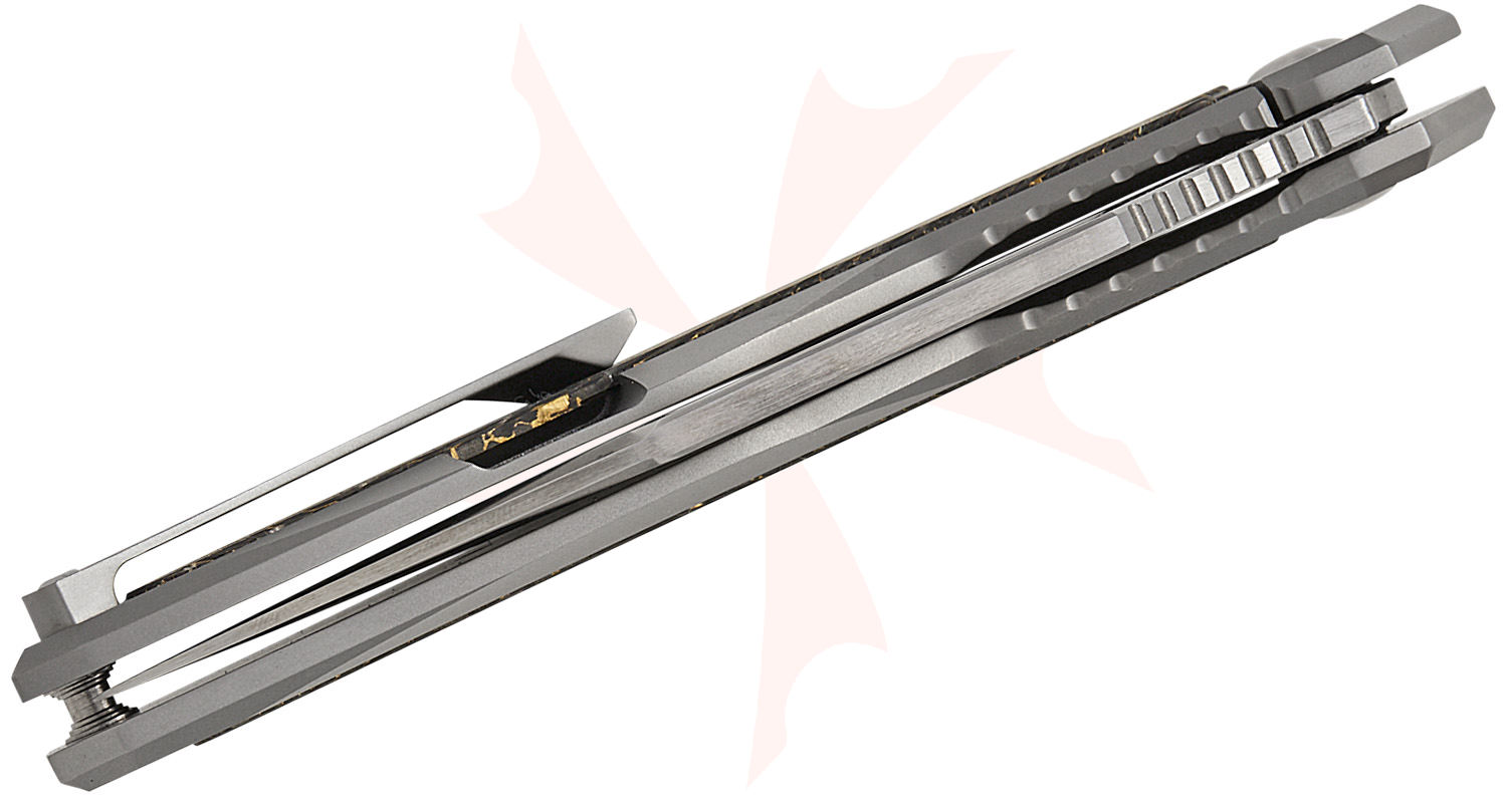 ArtisanCutlery Fragarach Frame Lock Folding Knife 3.72" S90V Satin Drop ...