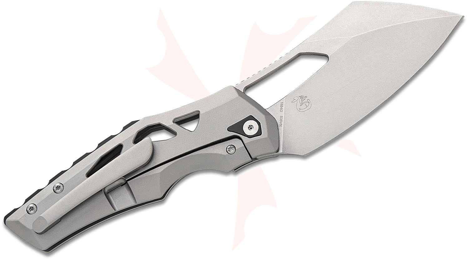 ArtisanCutlery Tortoise Frame Lock Front Flipper Knife 3.7" S35VN ...
