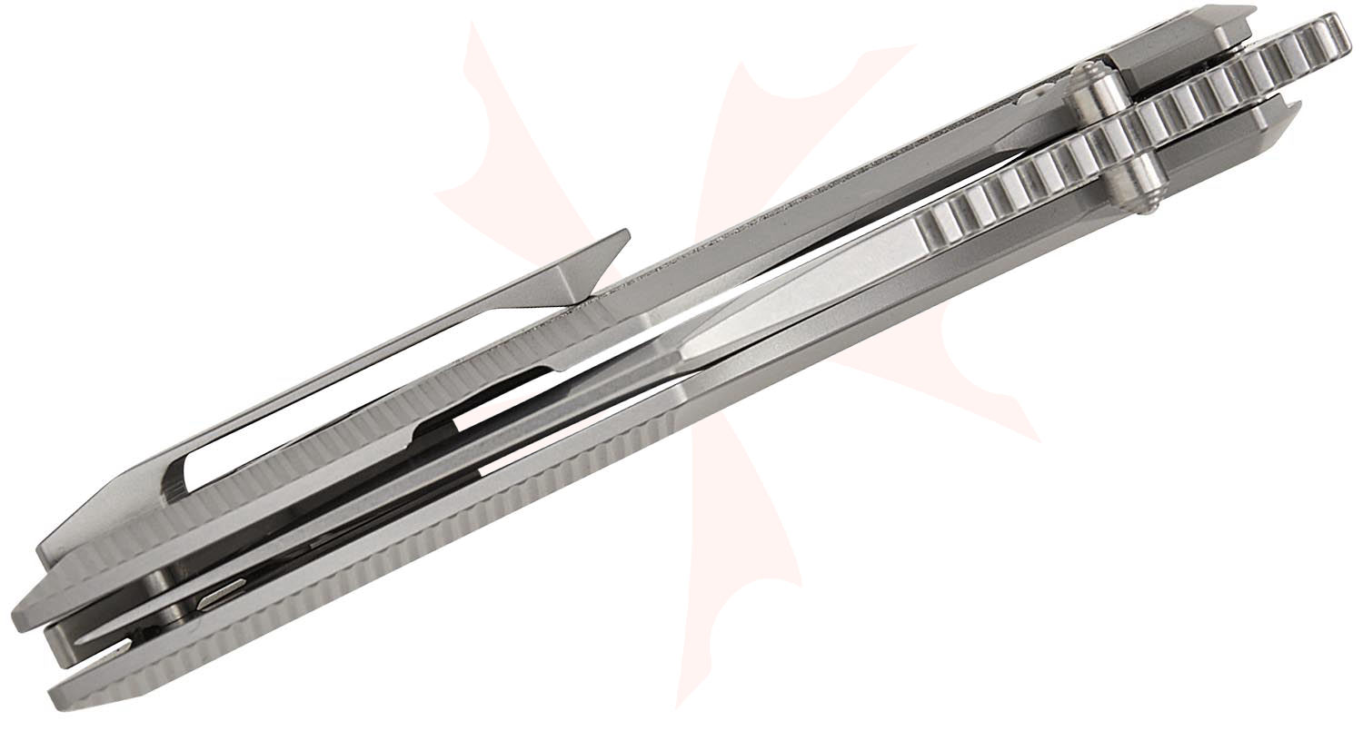ArtisanCutlery Dark Wing Frame Lock Front Flipper Knife 3.63" S35VN ...