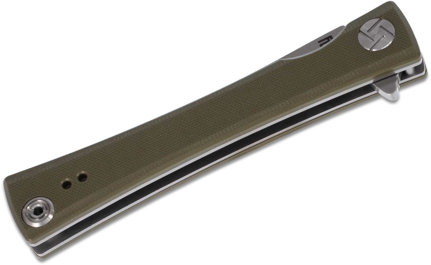 ArtisanCutlery S Waistline 1805P-GNF Flipper Knife 4.06" D2 Stonewashed ...