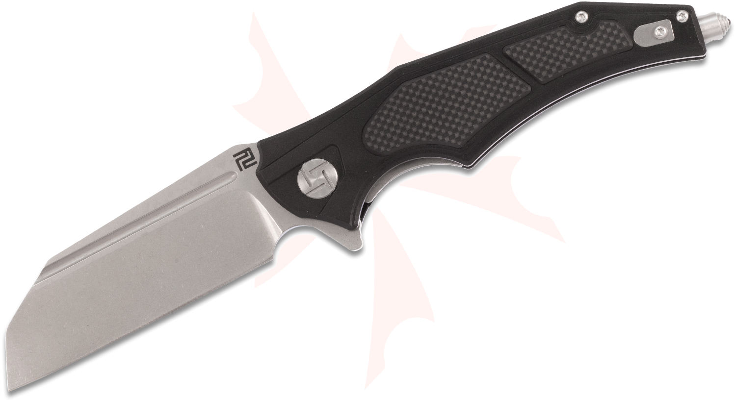 ArtisanCutlery Apache Nomad Flipper Knife 3.82" D2 Wharncliffe Blade ...
