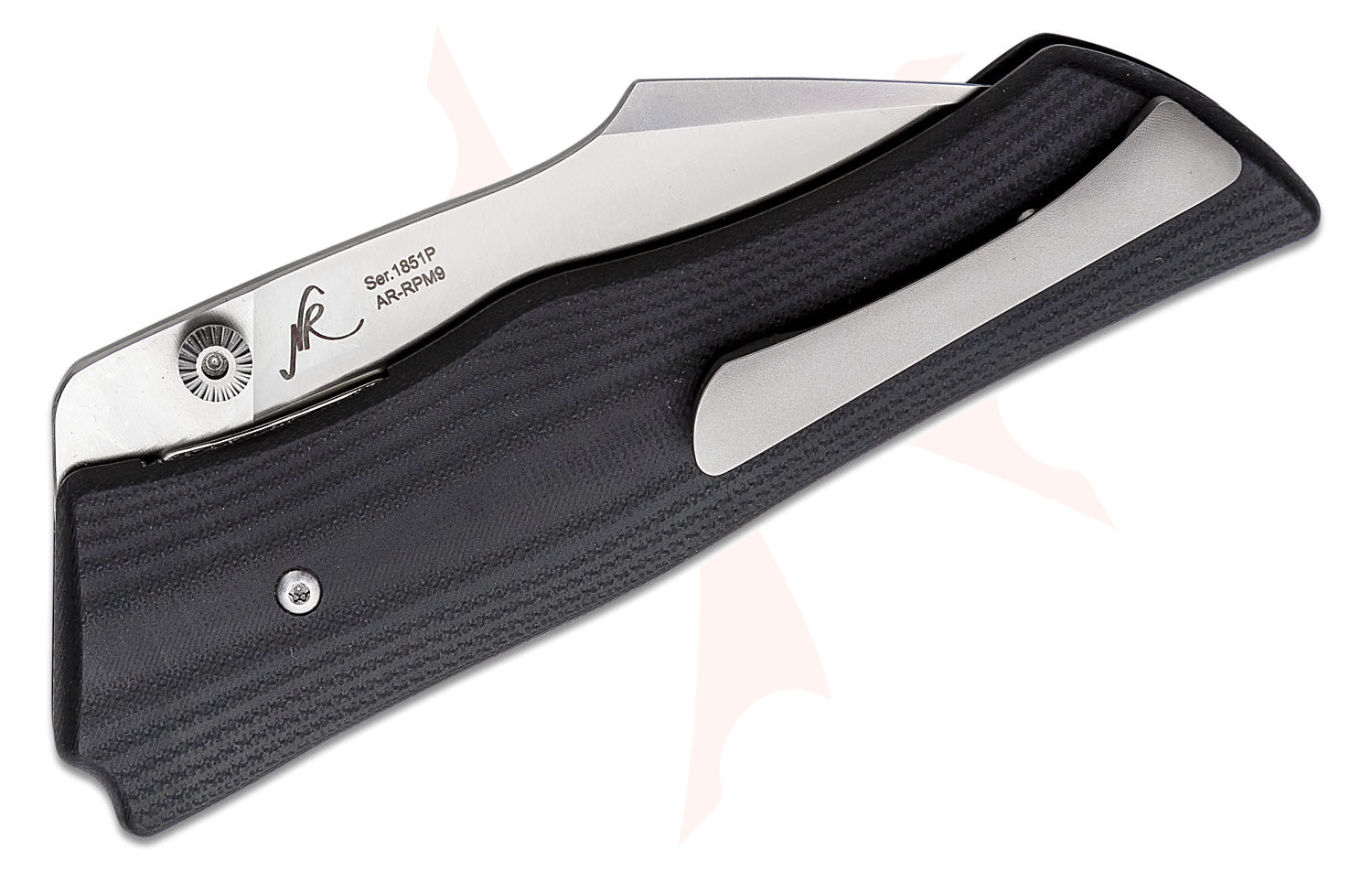 ArtisanCutlery Ahab Folding Knife 3.31" AR-RPM9 Harpoon Blade, Black ...