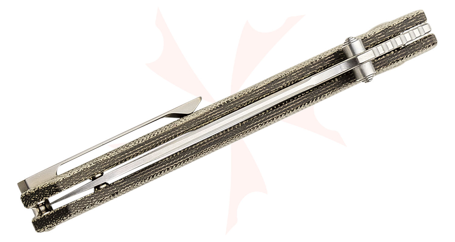 ArtisanCutlery Andromeda Folding Knife 3.42" CPM-S35VN Satin Drop Point ...