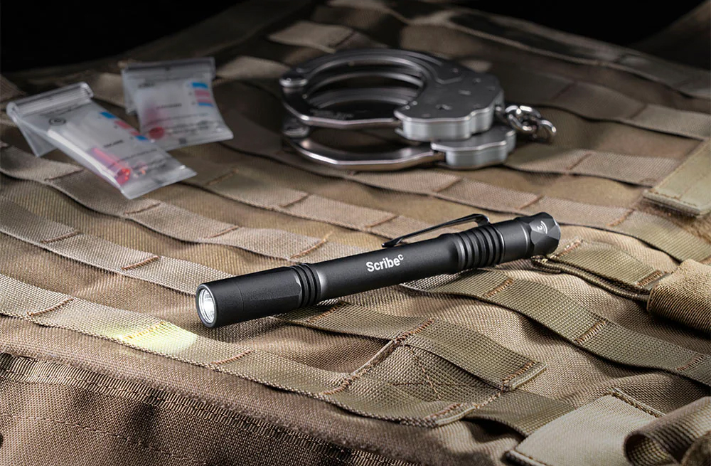 ASP Scribe C Rechargeable LED Flashlight, Black, 450 Lumens ...