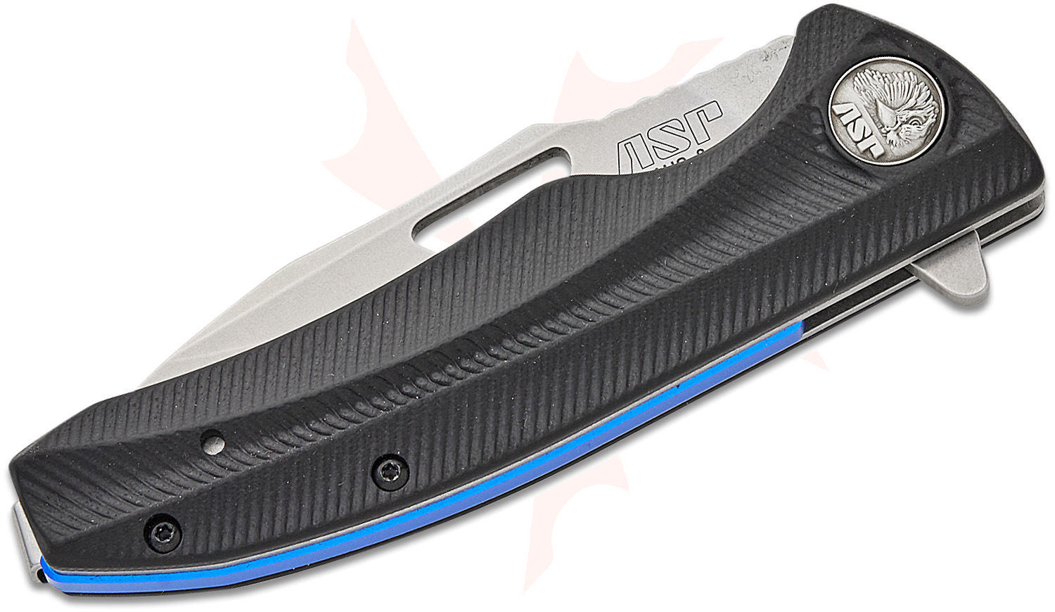 ASP PDK Police Duty Assisted Folding Knife 3.4" AUS-8 Stonewashed Drop ...