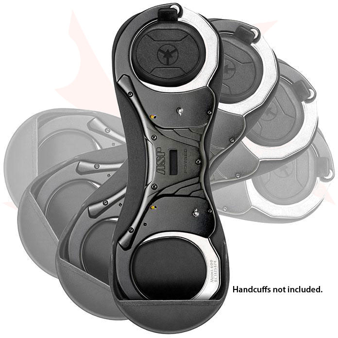 ASP Rigid Handcuff Case, Black Polymer - KnifeCenter - 56172