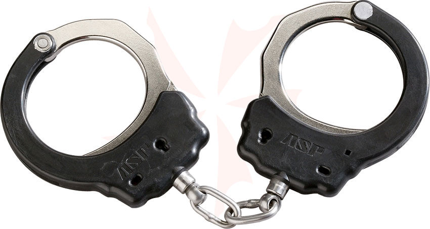 ASP Chain Handcuffs, Steel, Black - KnifeCenter - 56101 - Discontinued