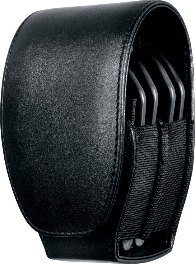 ASP Handcuff Double Case, Black Leather - KnifeCenter - 56160
