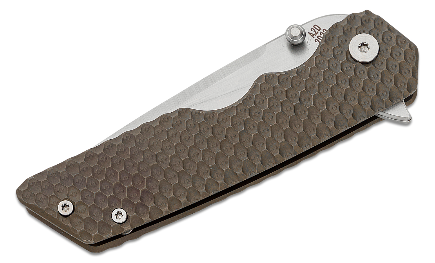Attn2Detail Mercantile Custom MK3 Large Flipper Knife 3.75" RWL-34 ...