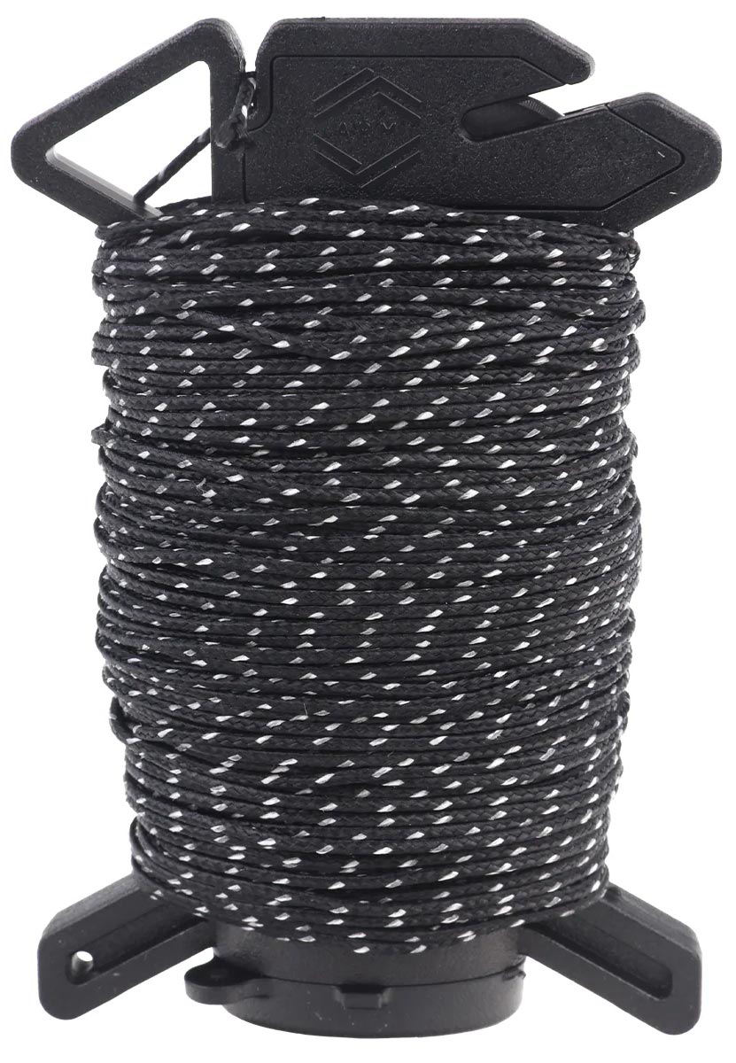 Atwood Rope Ready Rope Cord Dispenser with Micro Cord, Reflective Black ...