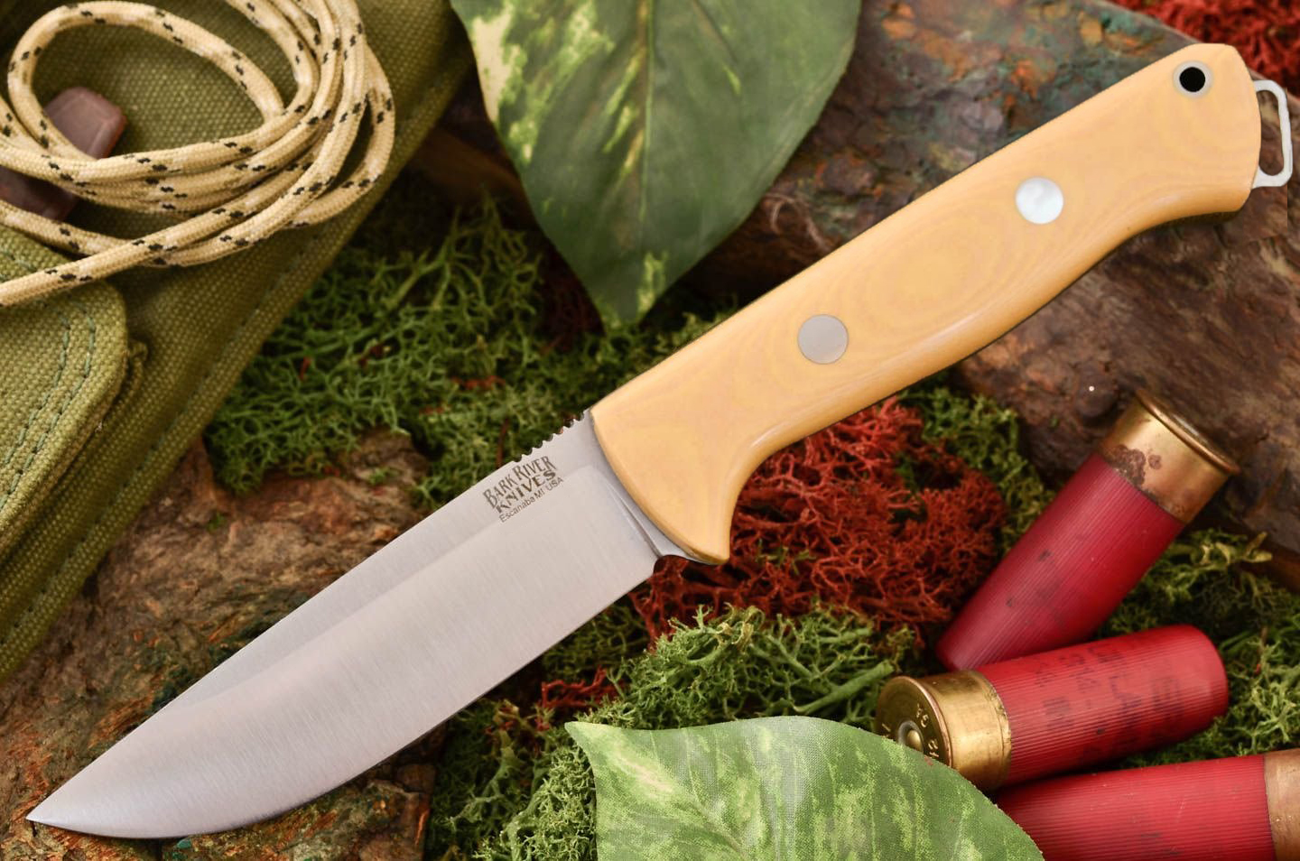 Bark River Knives Bravo 1 Field Fixed 4.25" S35VN Blade, Antique Ivory ...