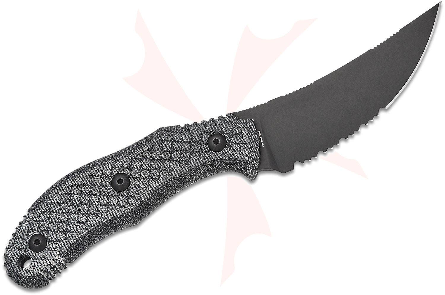 Bastinelli Creations Chopper Fixed Blade Knife 3.5" M390 Black PVD ...