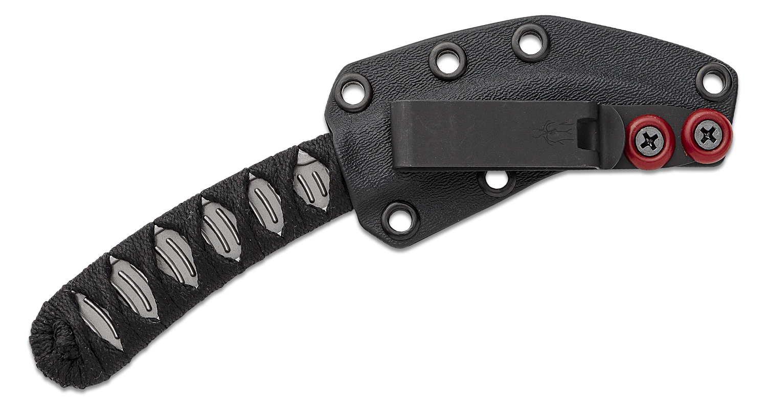 Bastinelli Creations Feather Fixed Blade Knife 3" D2 Stonewashed Blade ...