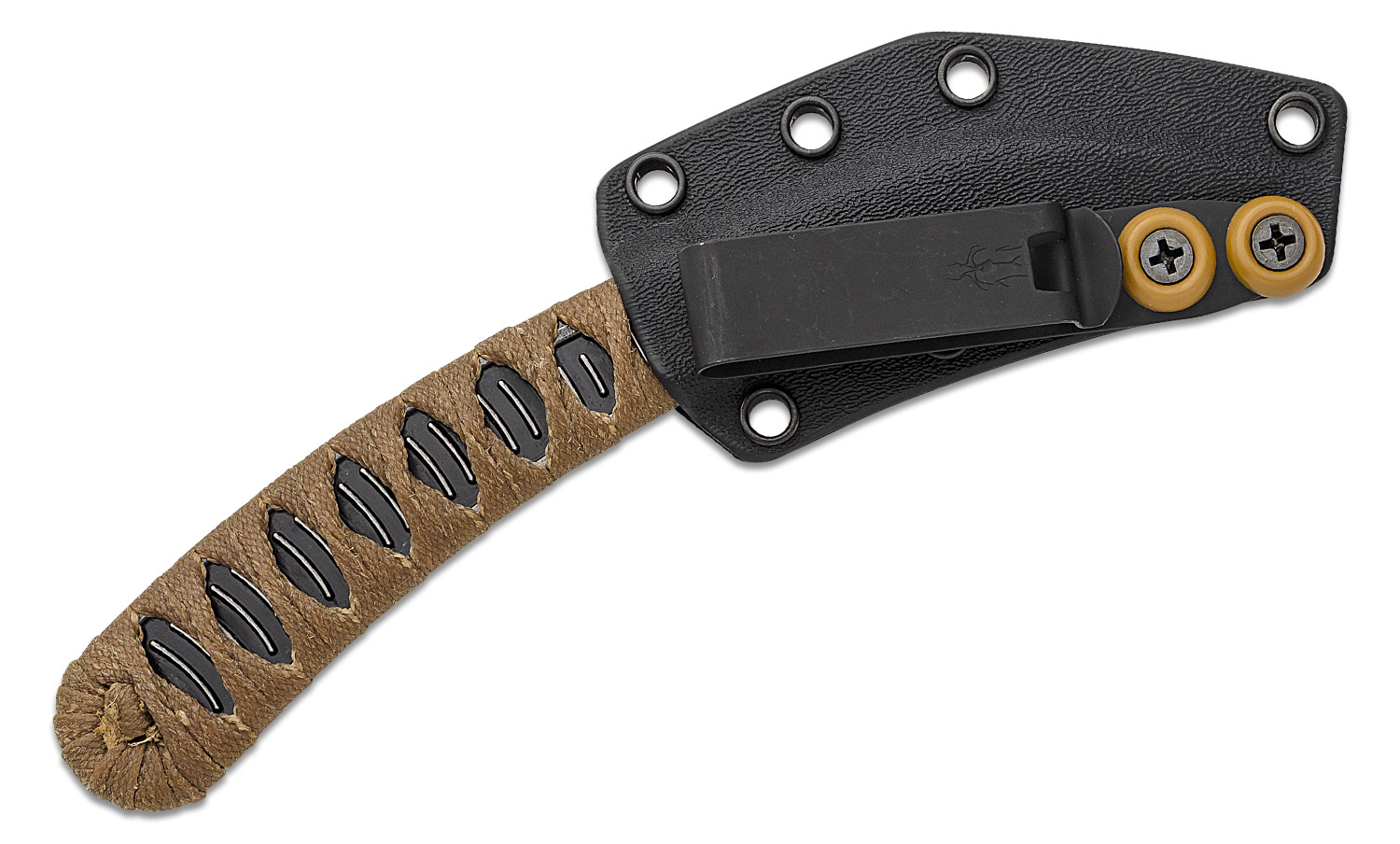 Bastinelli Creations Feather Fixed Blade Knife 3" D2 Black Stonewashed ...