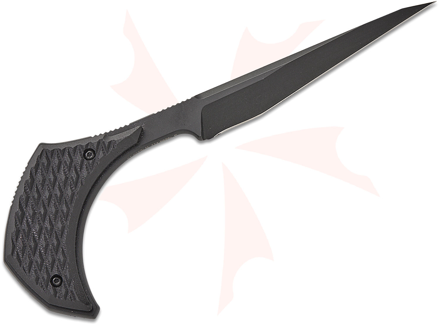 Bastinelli Creations Gambler Push Dagger 3.25" VG-10 Black PVD Chisel ...