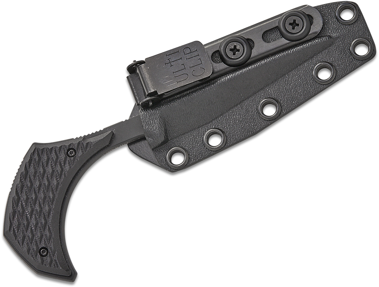 Bastinelli Creations Gambler Push Dagger 3.25" VG-10 Black PVD Chisel ...