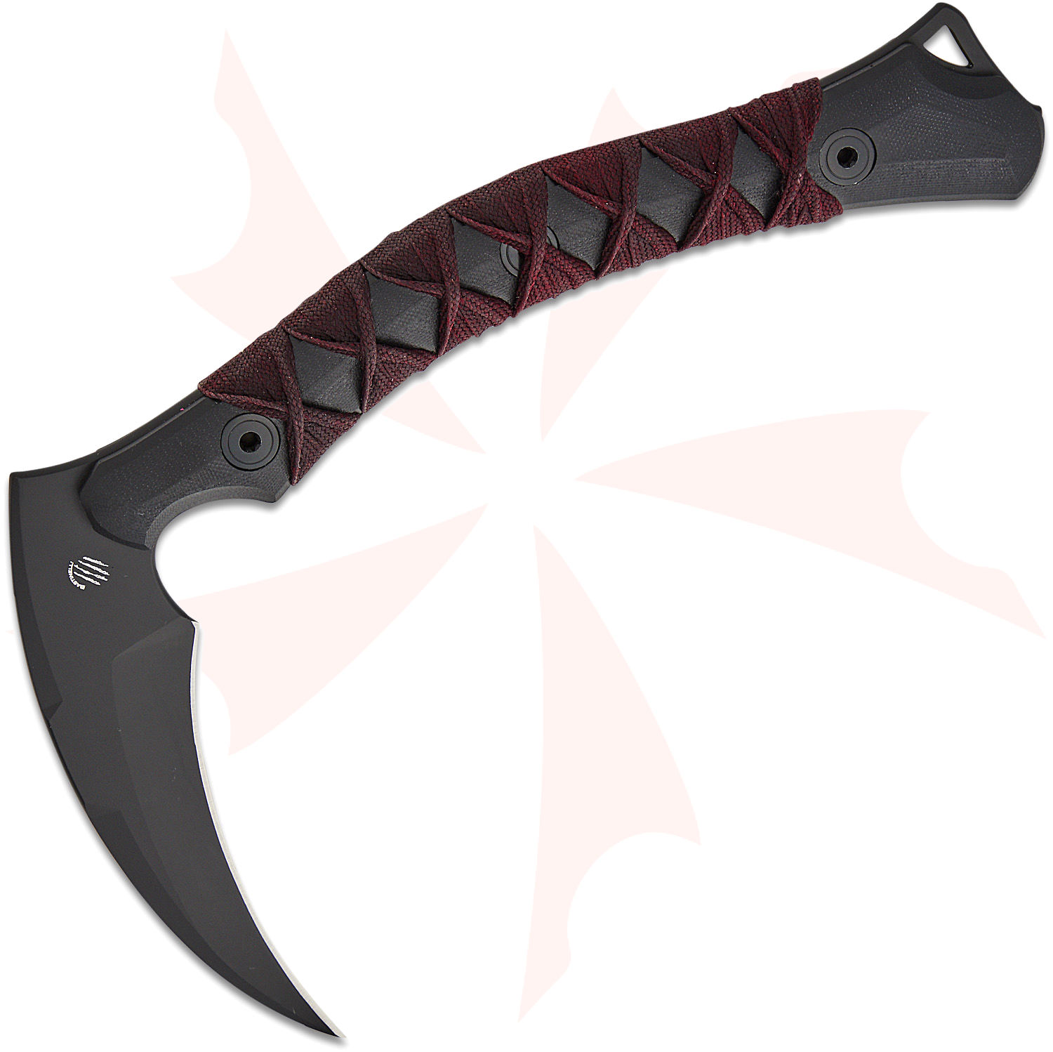 Bastinelli Creations ReaperTAC Scythe Tomahawk 6.7" Black Cerakote ...