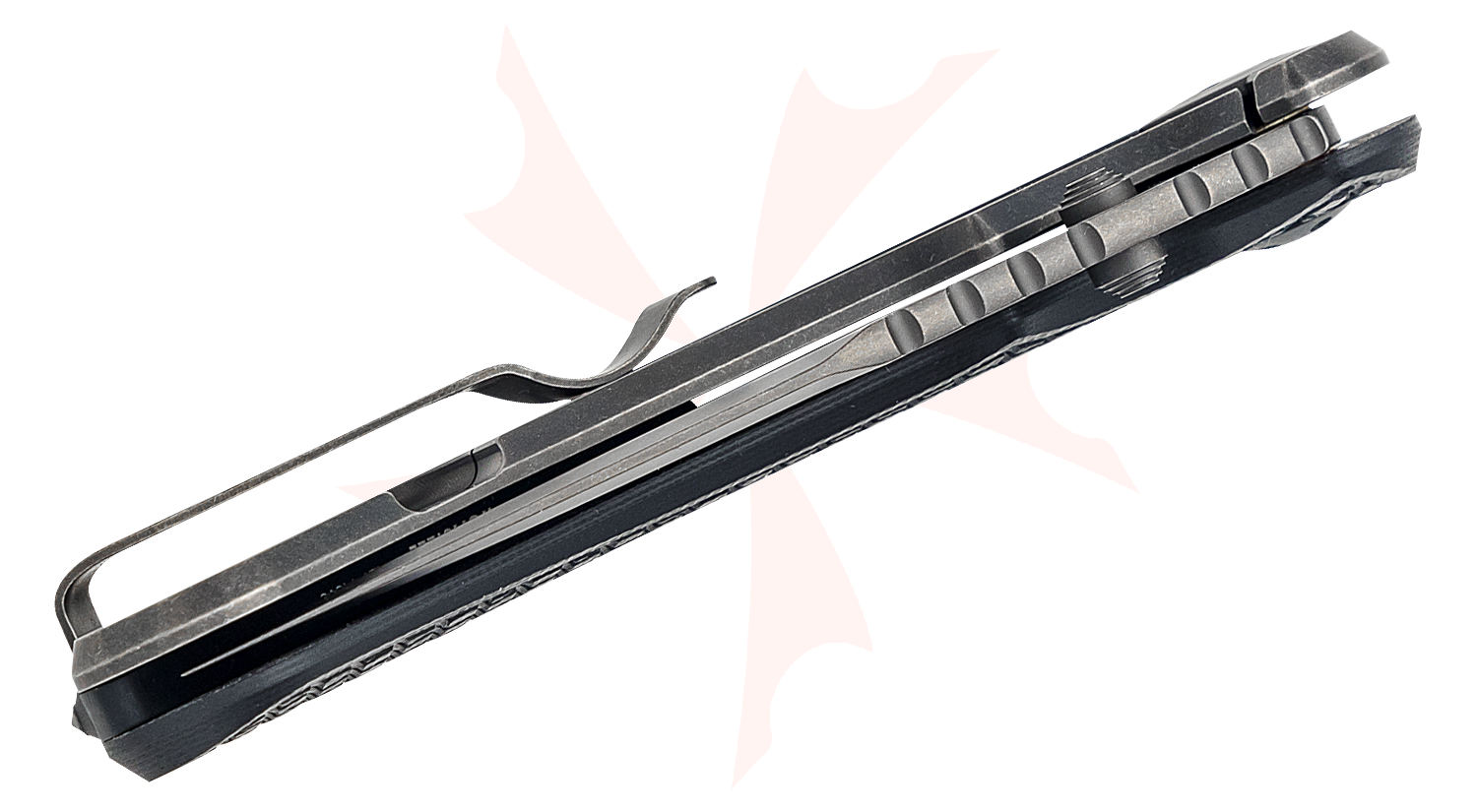 Bastinelli Creations Alpha 1 Folding Knife 3.75" M390 Black PVD ...