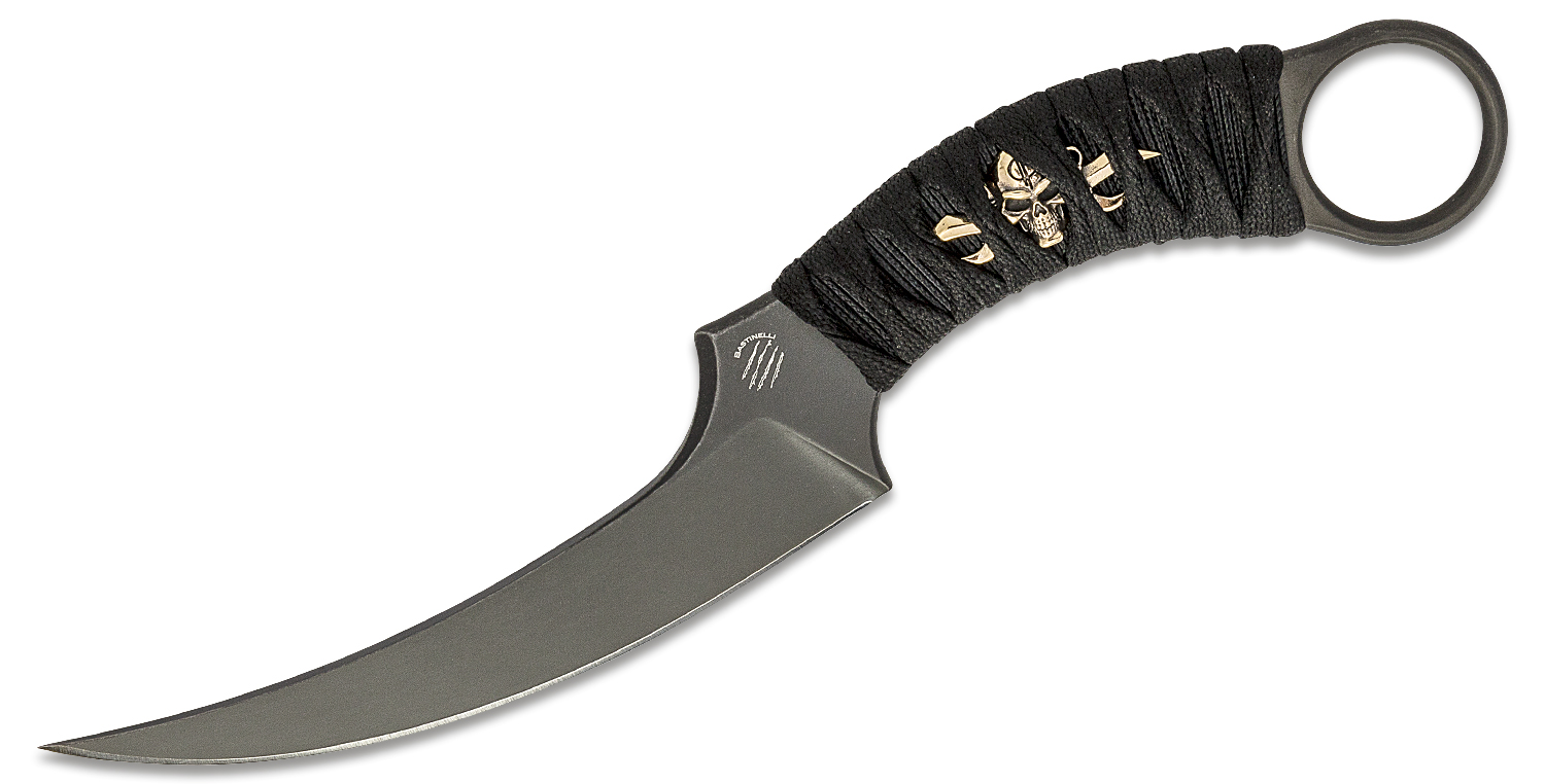 Bastien Coves Bastinelli Creations Customized Mako Fixed Blade Knife 4. ...