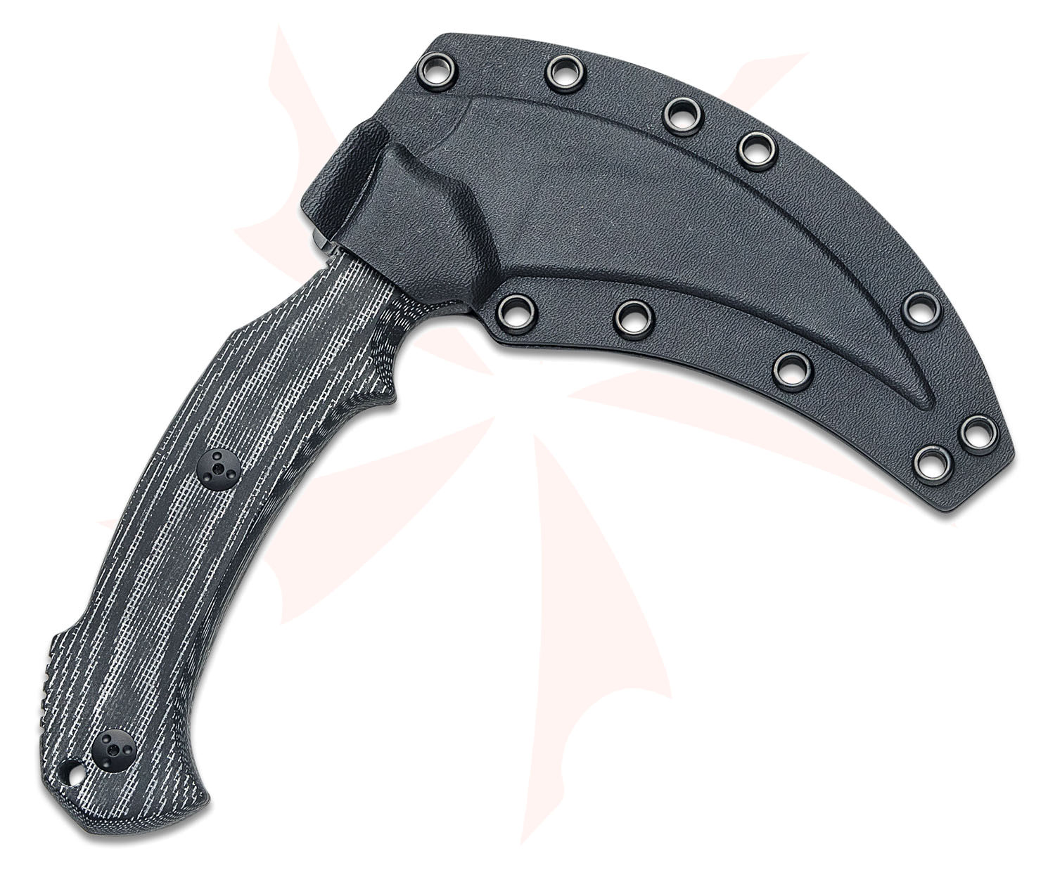 Bastinelli Creations Grumpy Scythe (Kama) Tomahawk Fixed Blade Knife 5 ...