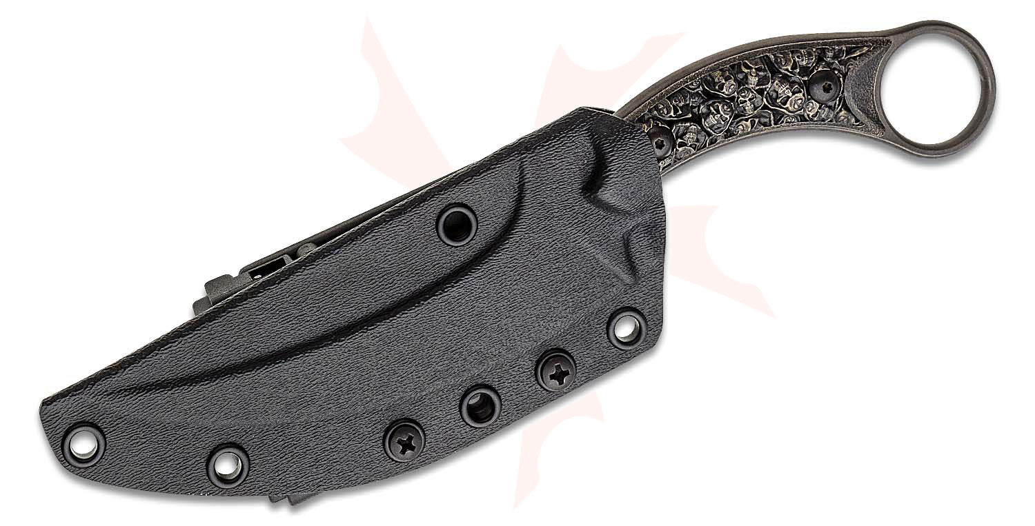 Bastinelli Creations/2 Saints Tactical Mako Fixed Blade Knife 4.625 ...