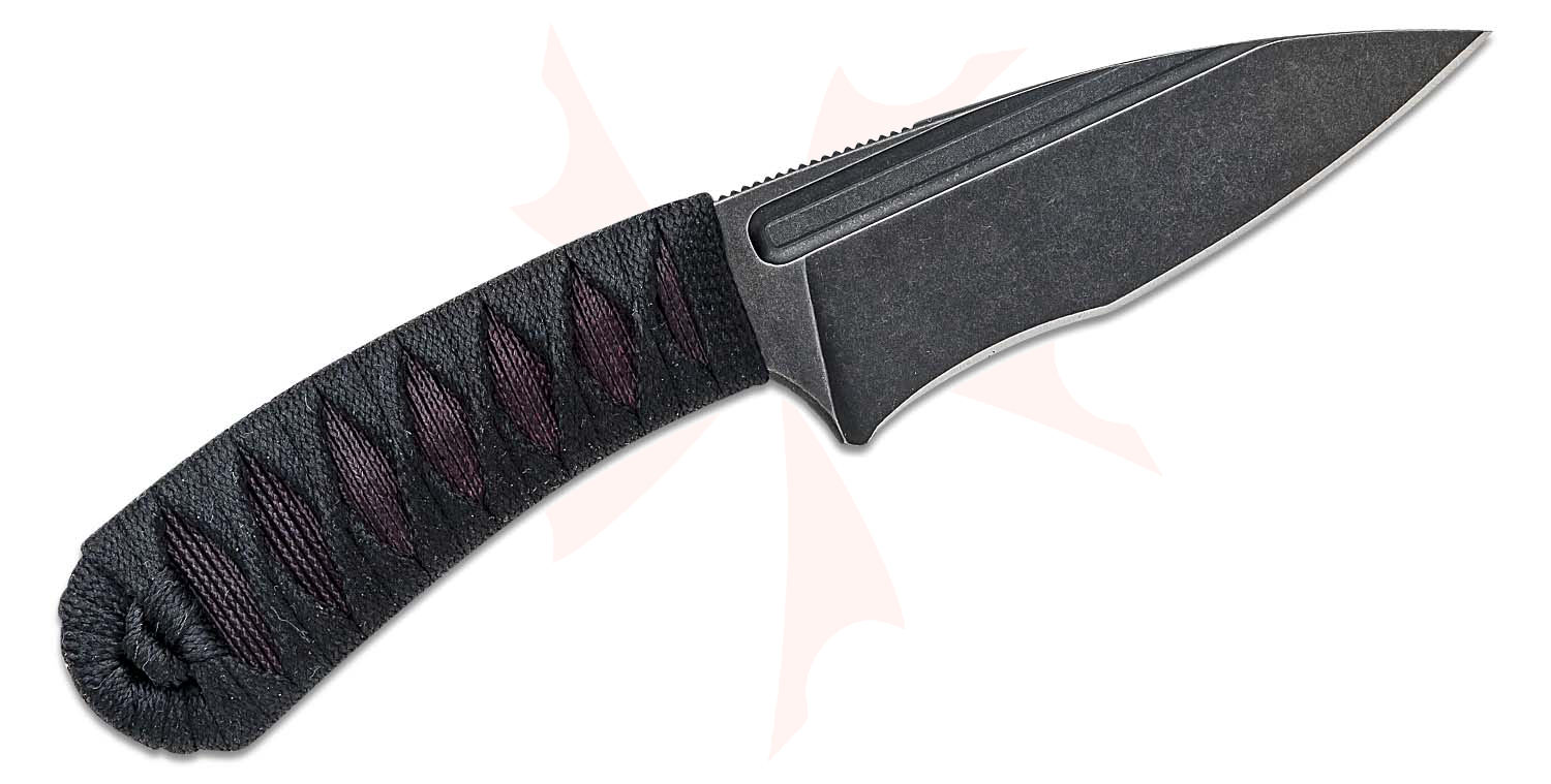 Bastinelli Creations Sin Fixed Blade Knife 3.5" N690Co Black ...