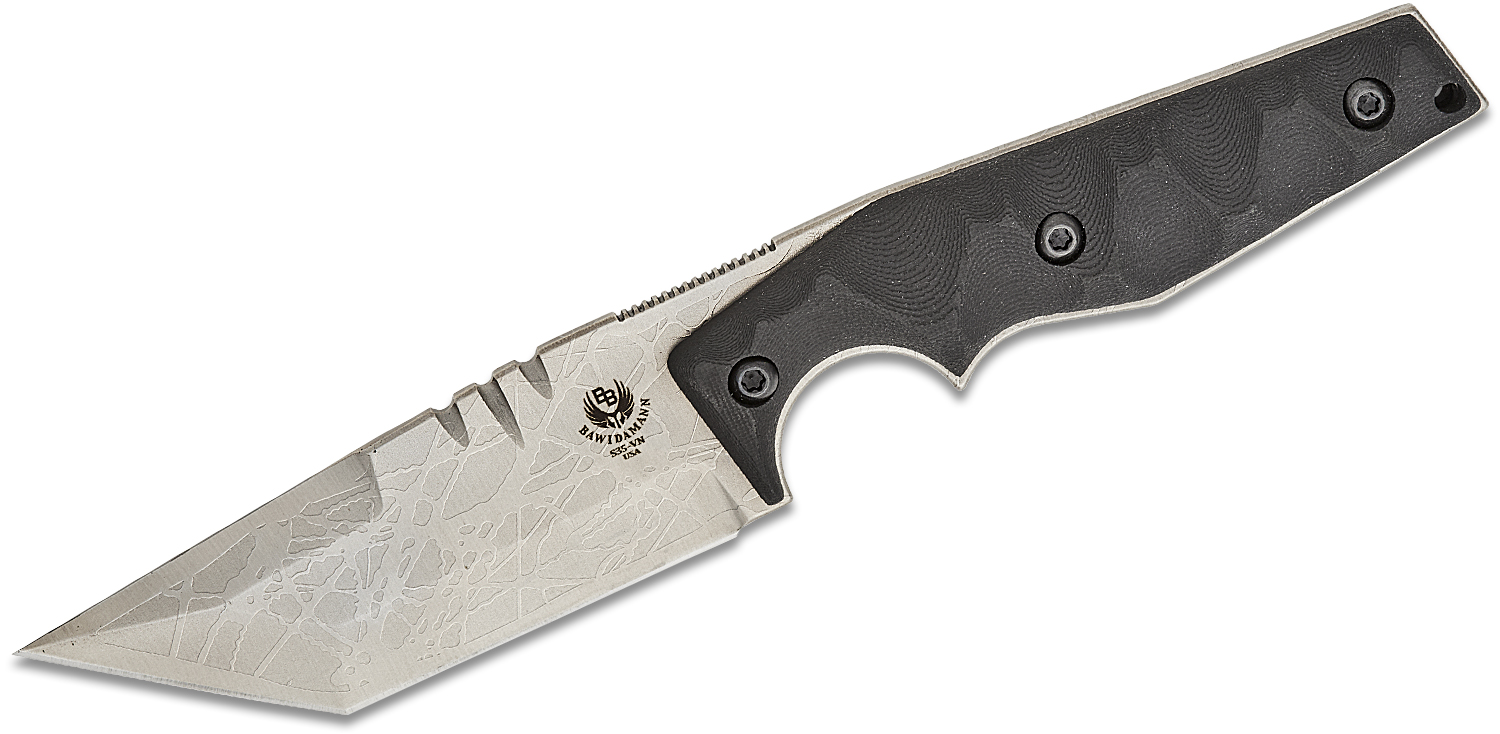 Bawidamann Blades Gunner SP Fixed Blade Knife 4.25" CPM-S35VN ...
