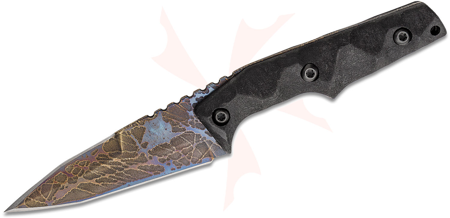 Bawidamann Blades Huginn Fixed Blade Knife 3.75" CPM-3V Acid Etched ...