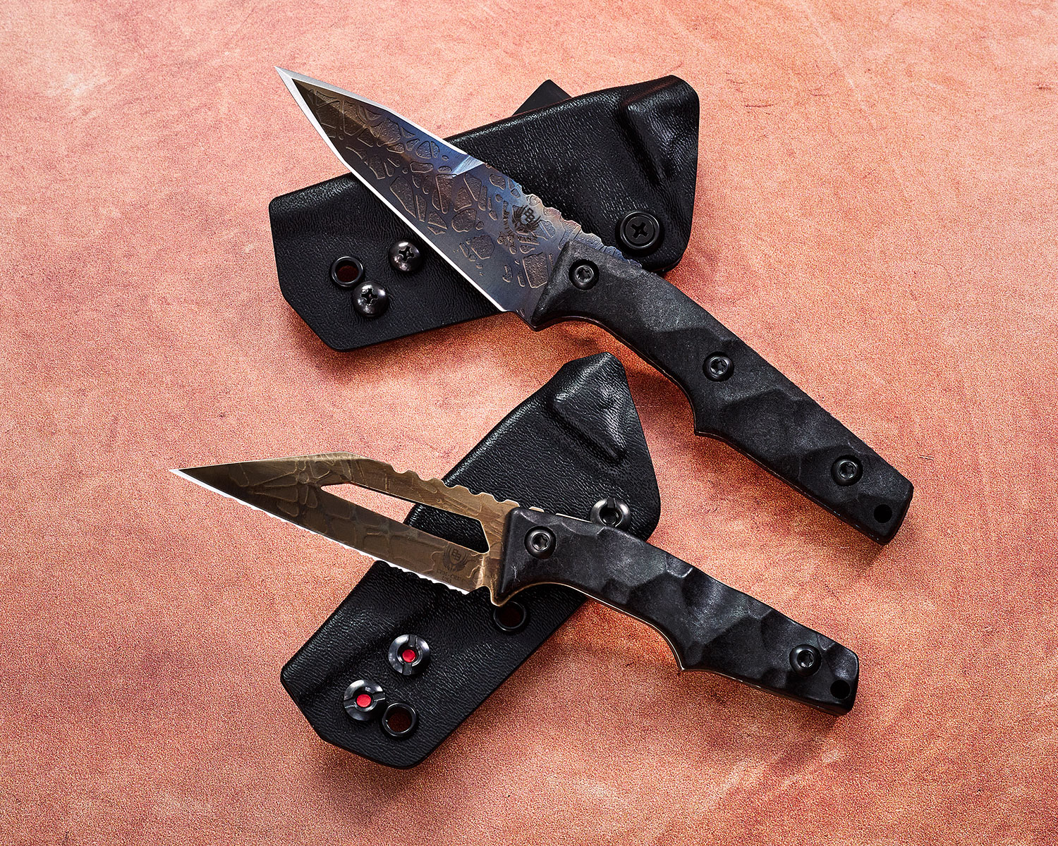 Bawidamann Blades Thick Huginn Fixed Blade Knife 3.75" CPM-CruWear Acid ...