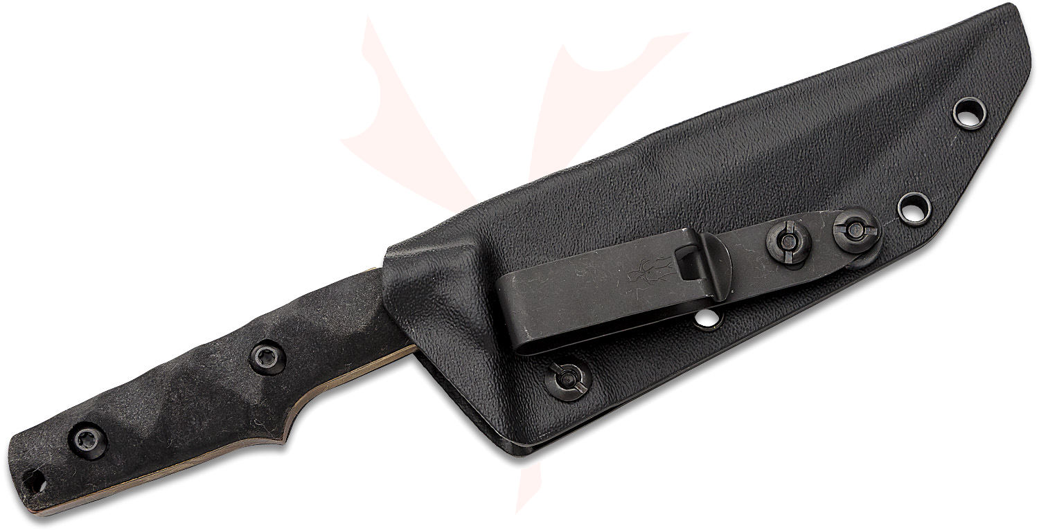 Bawidamann Blades Custom Fixed Blade Knife 5" CPM-3V Acid Etched ...