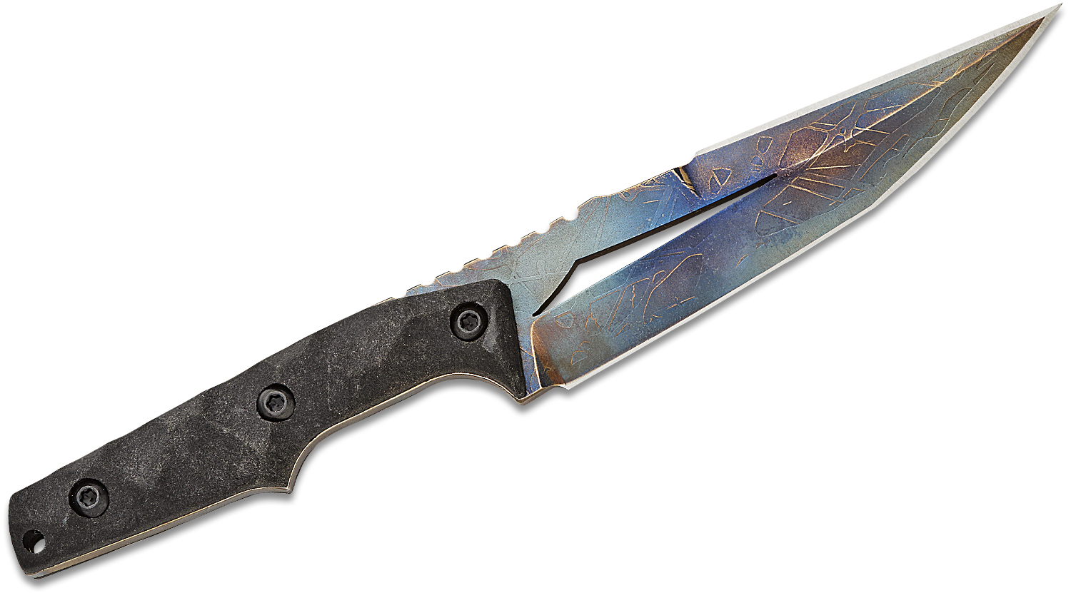 Bawidamann Blades Skeletonized Dagger Fixed Blade Knife 5" CPM-S35VN ...