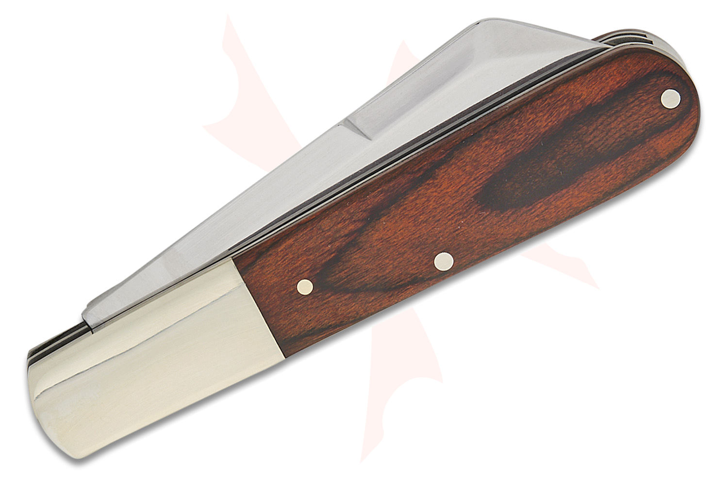 Bear & Son 2280R Large 2-Blade Barlow 4" Closed, Rosewood Handles ...