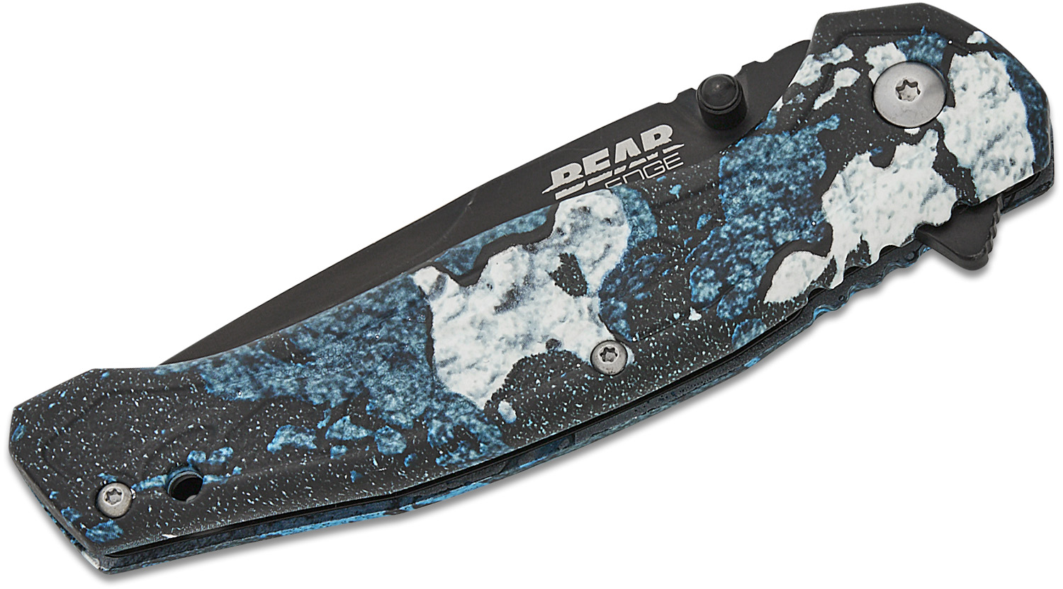 Bear & Son Bear Edge Brisk 2.0 Sideliner Flipper Knife 3.13" 440 Black ...