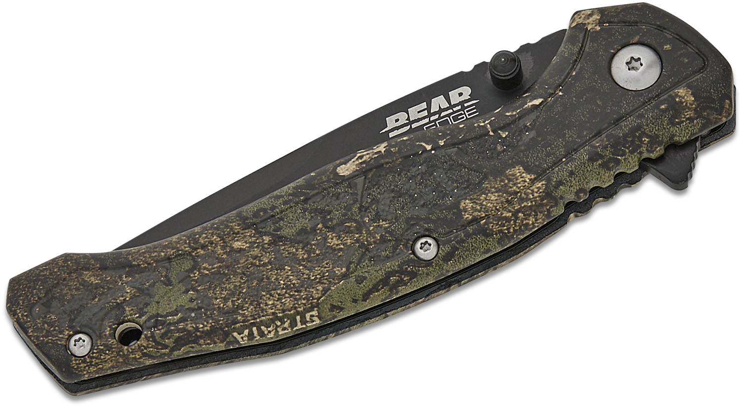 Bear & Son Bear Edge Brisk 2.0 Sideliner Flipper Knife 3.13" 440 Black ...